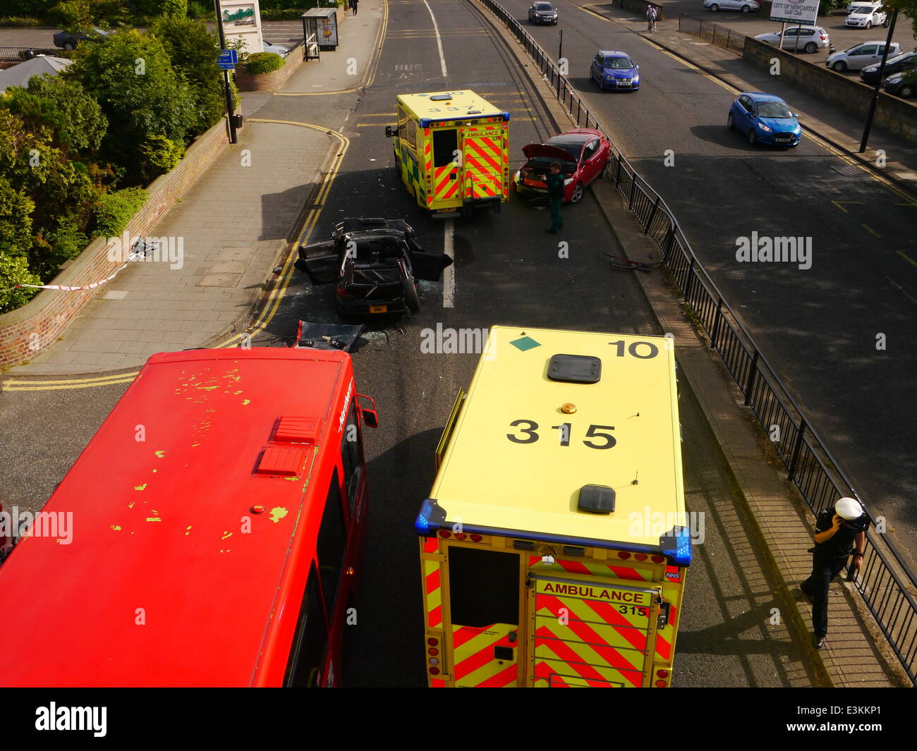 Three Mile Bridge, Great North Road, Gosforth, Newcastle upon Tyne, UK ...