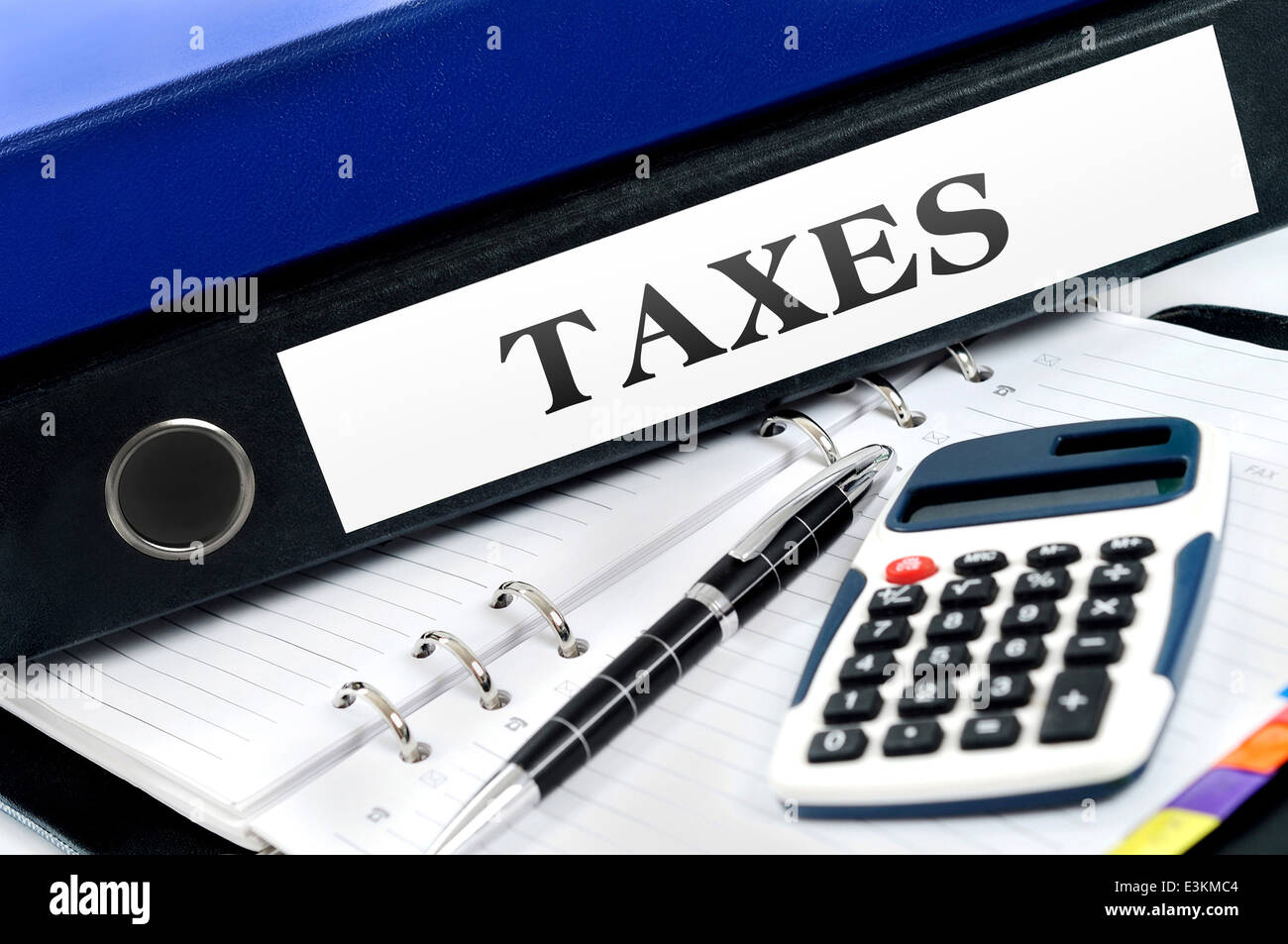 Taxation folder hi-res stock photography and images - Alamy