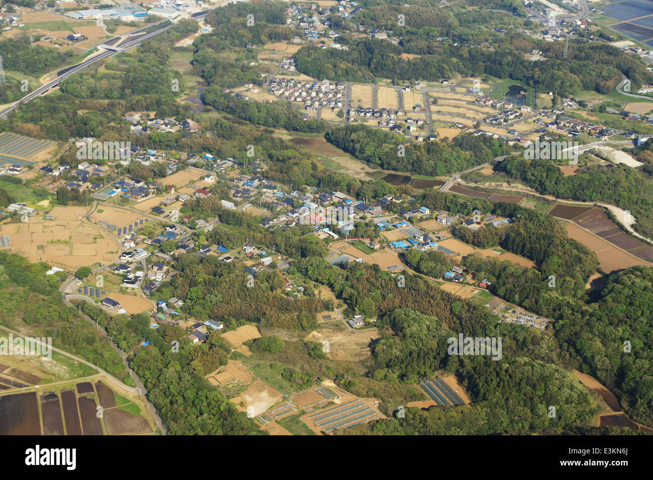 Rural japan aerial hi-res stock photography and images - Alamy