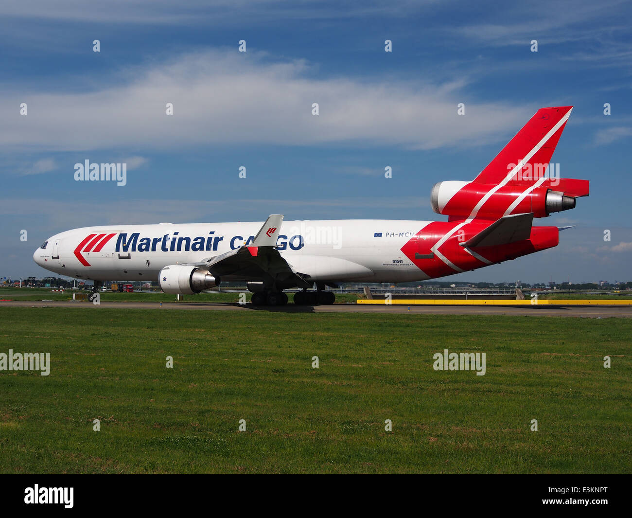 PH-MCU, a Martinair Cargo McDonnell Douglas MD-11F, is photographed ...