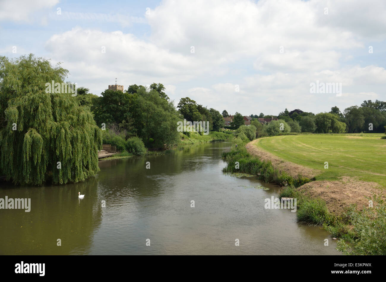 River Avon, Warwickshire, England Stock Photo - Alamy