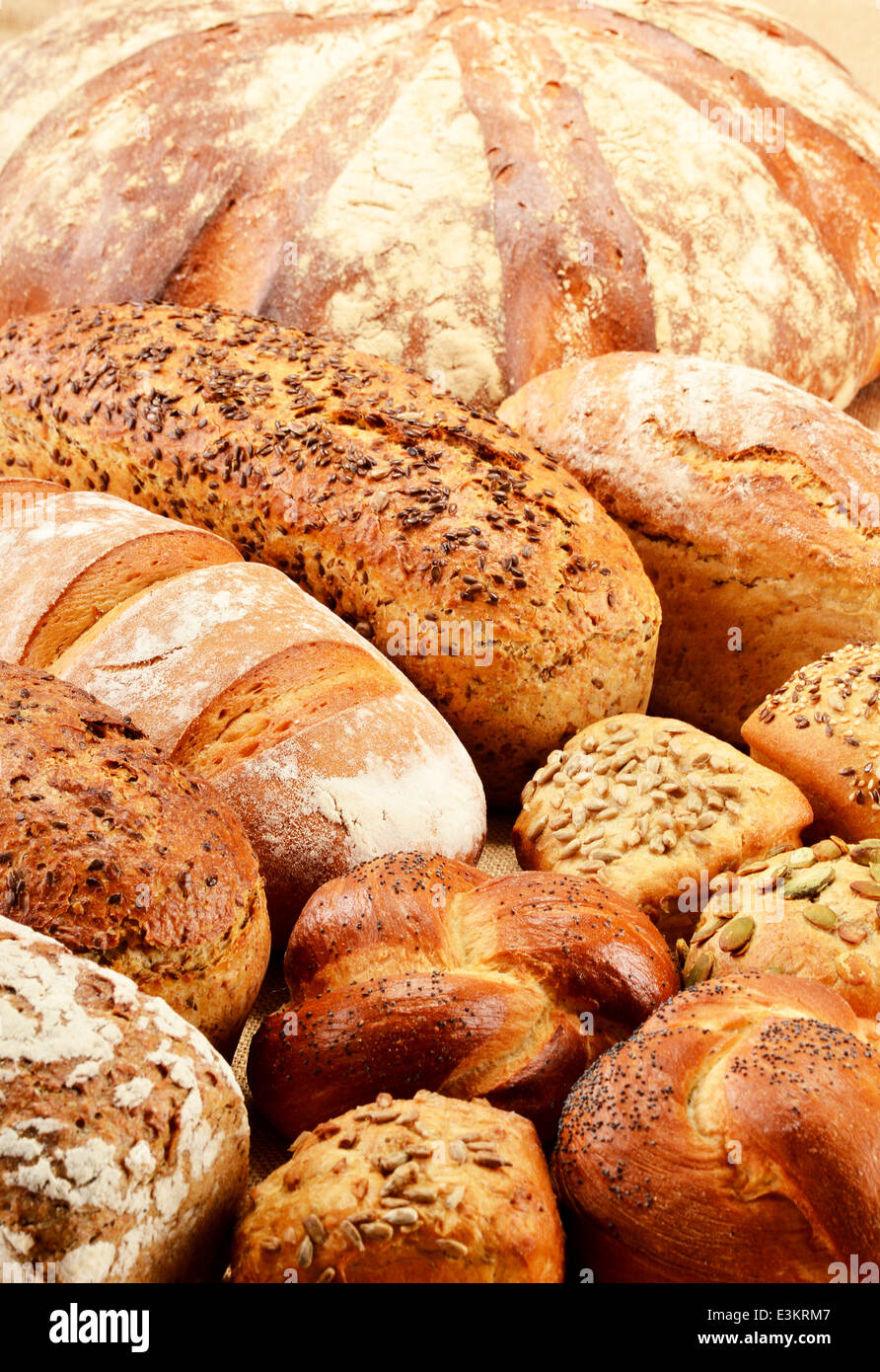 Composition with variety of baking products Stock Photo - Alamy
