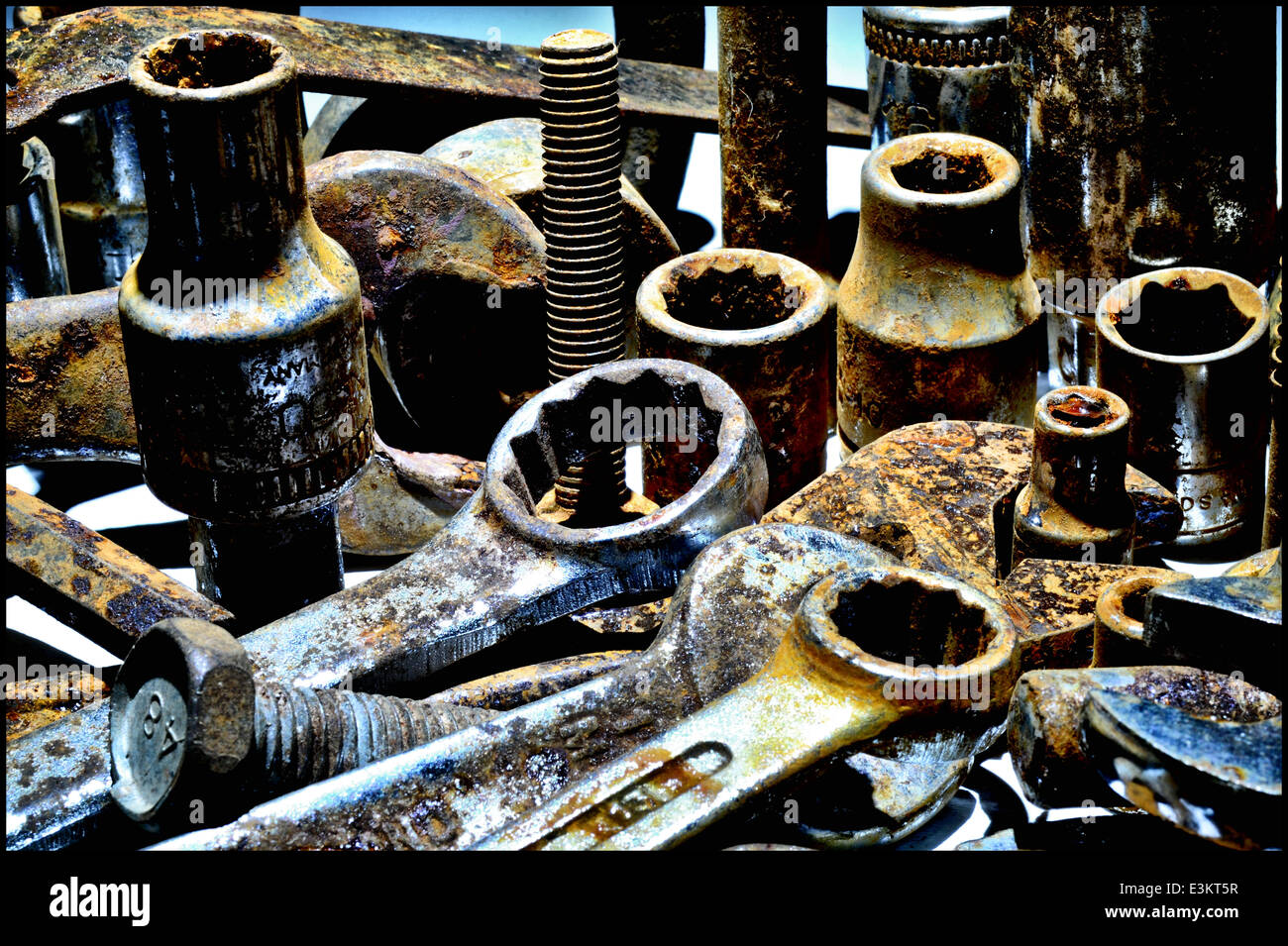 Rusty tools hi-res stock photography and images - Alamy