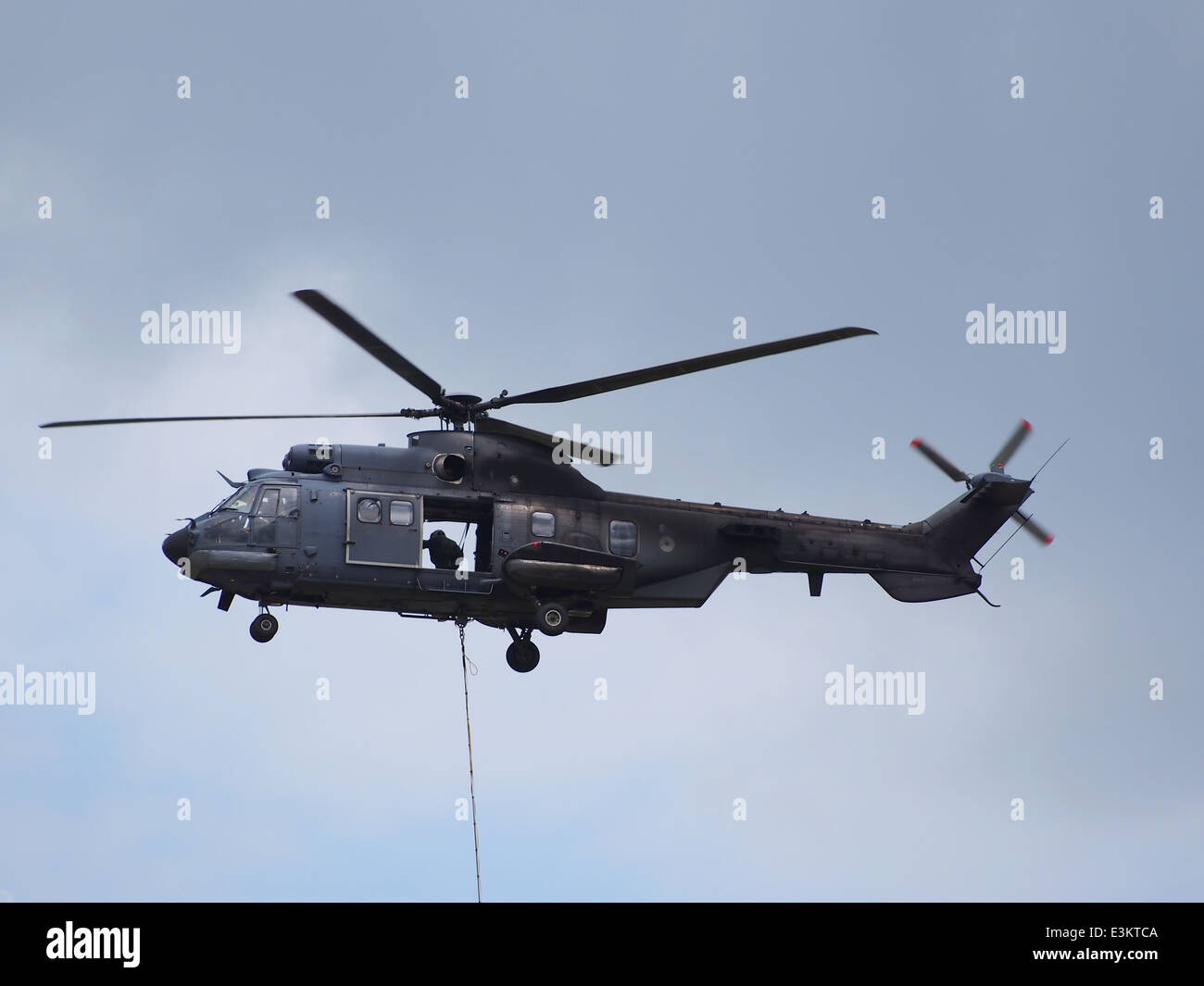 The AS532U2 Cougar, S-453, from the 300 Squadron of the Royal ...