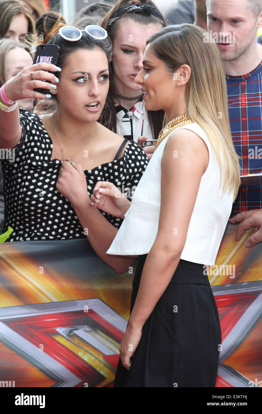 London, UK. 24th June, 2014. Cheryl Cole at the X Factor Auditions ...
