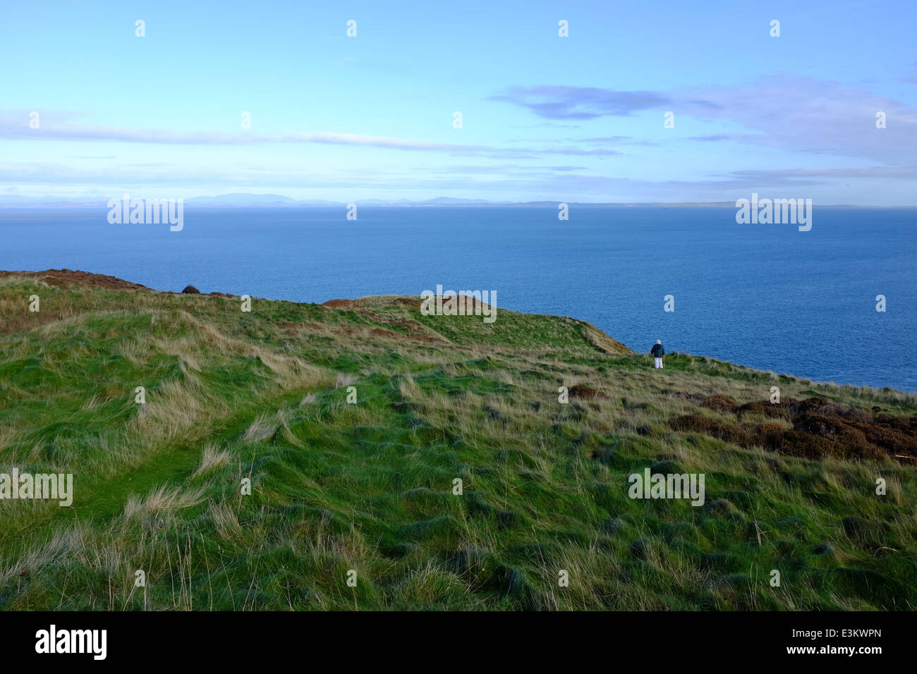 Looking over Luce Bay from the Mull of Galloway Stock Photo - Alamy