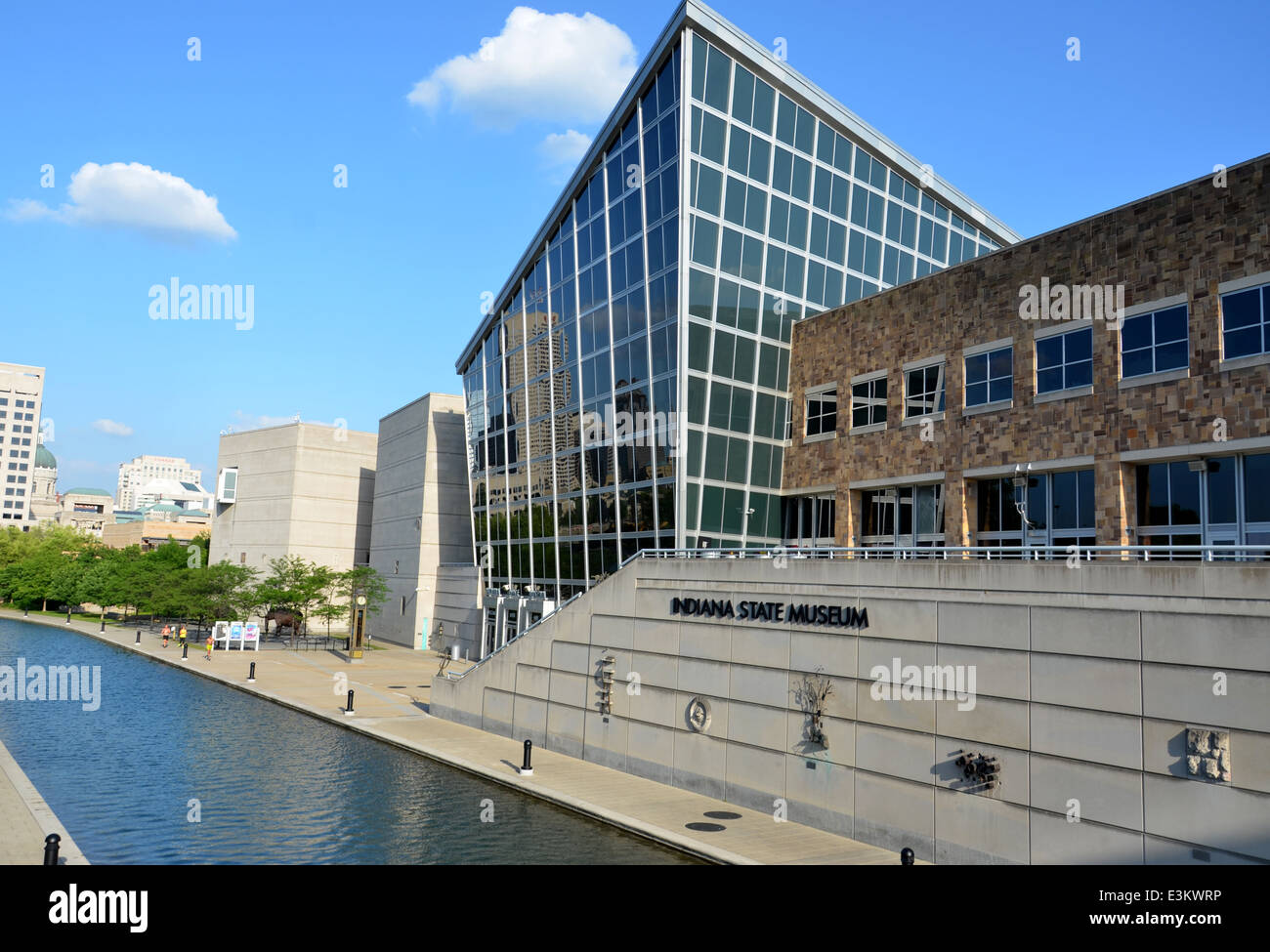 INDIANAPOLIS - JUNE 17: The Indiana State Museum, shown here on June 17 ...