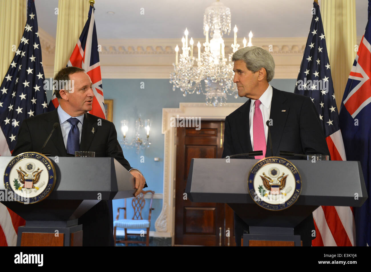 Secretary Kerry Delivers Remarks With New Zealand Prime Minister Key ...