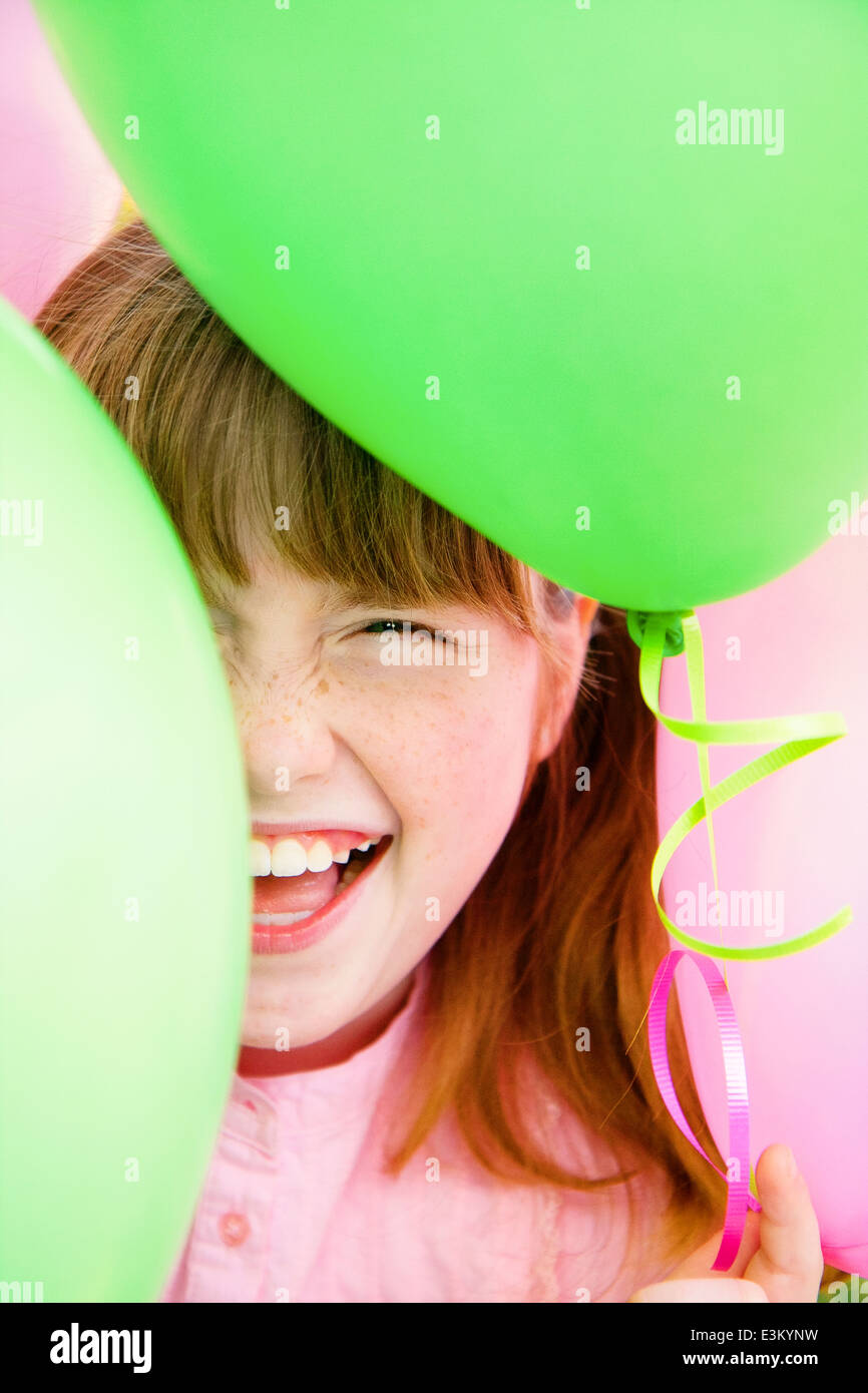 Picture of girl (10-12) having fun Stock Photo - Alamy