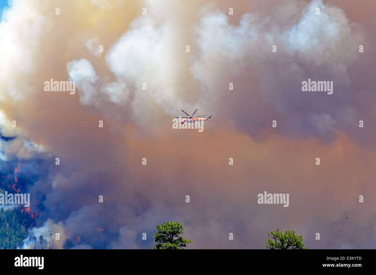 Schultz Fire, June 21, 2010 Stock Photo - Alamy