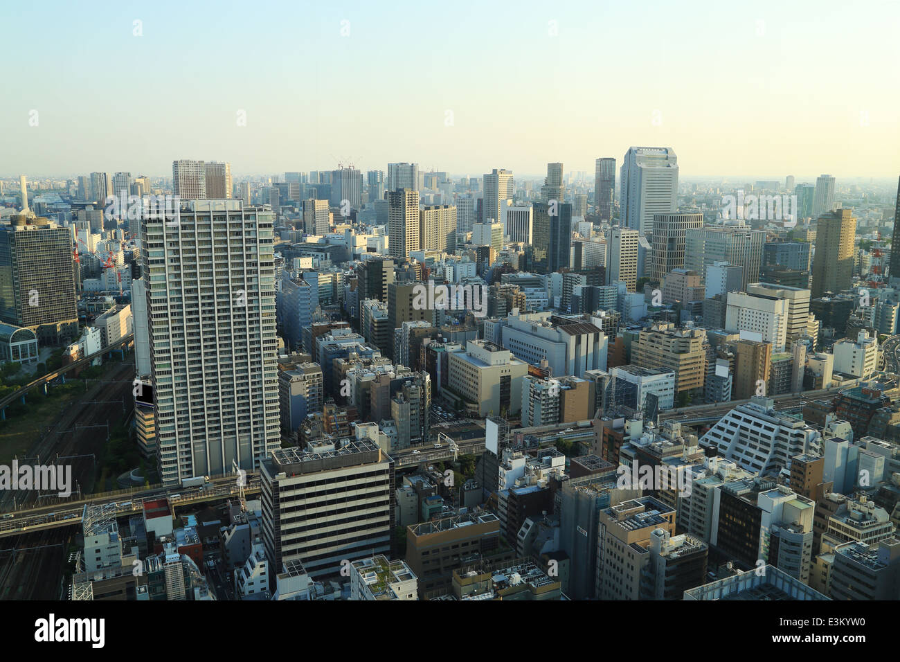 view of Tokyo cityscape, Japan Stock Photo - Alamy