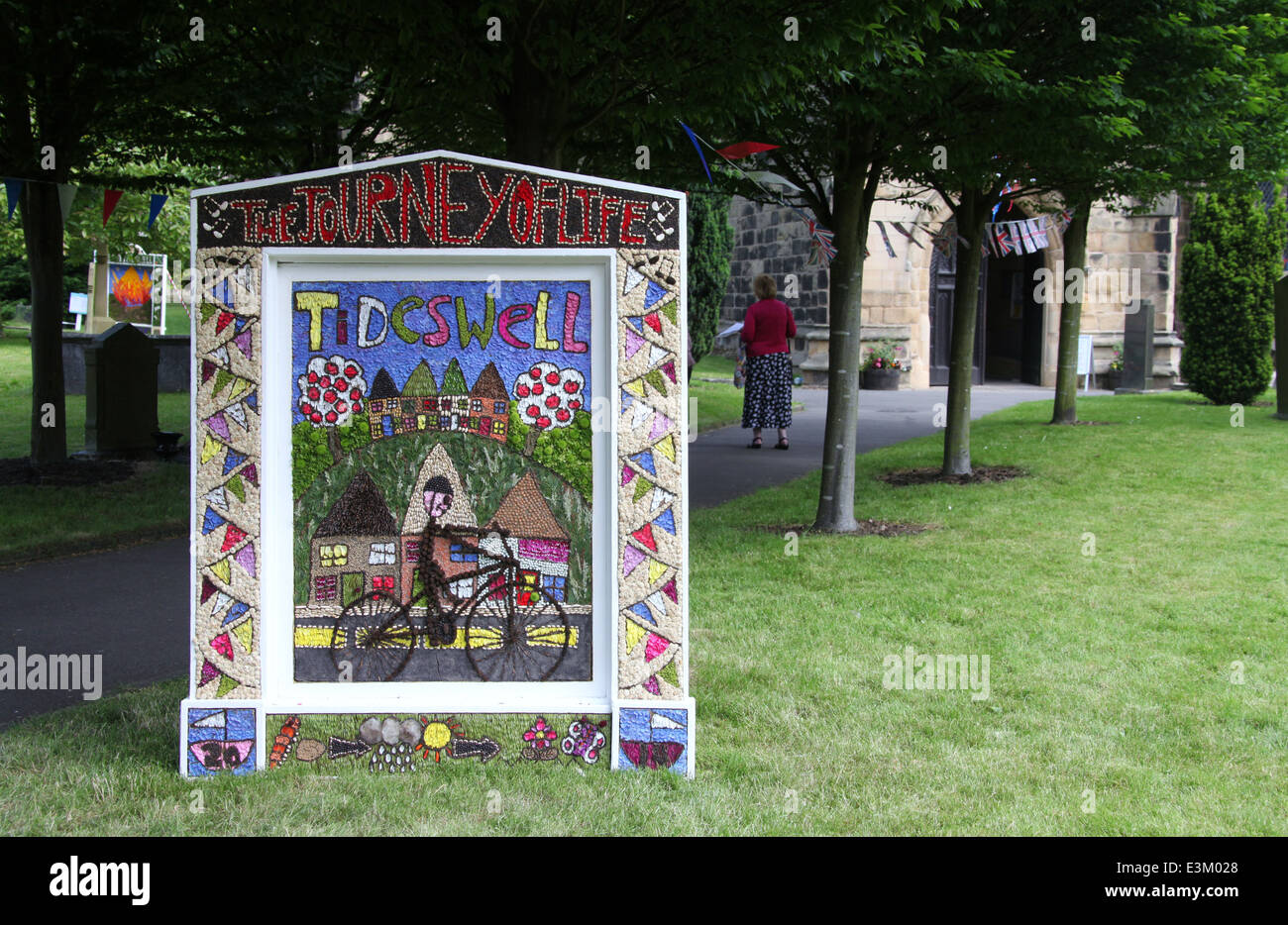 Well dressing peak district hi-res stock photography and images - Alamy