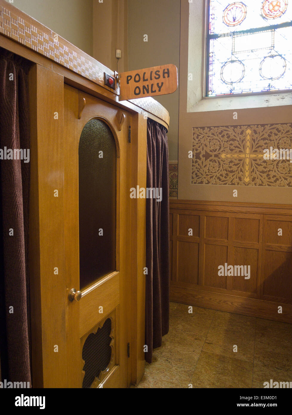 Confessional Of A Church High Resolution Stock Photography and Images ...
