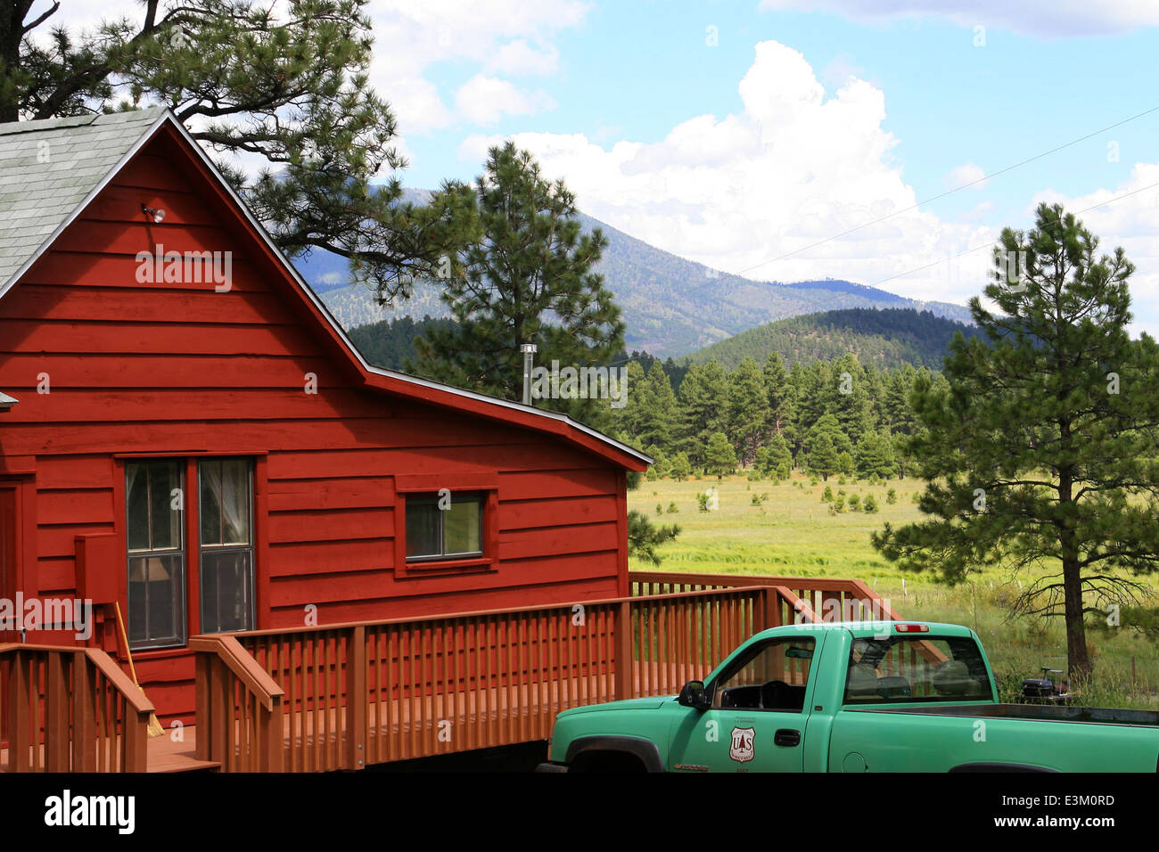 The Spring Valley Cabin, located in the Williams Ranger District of ...