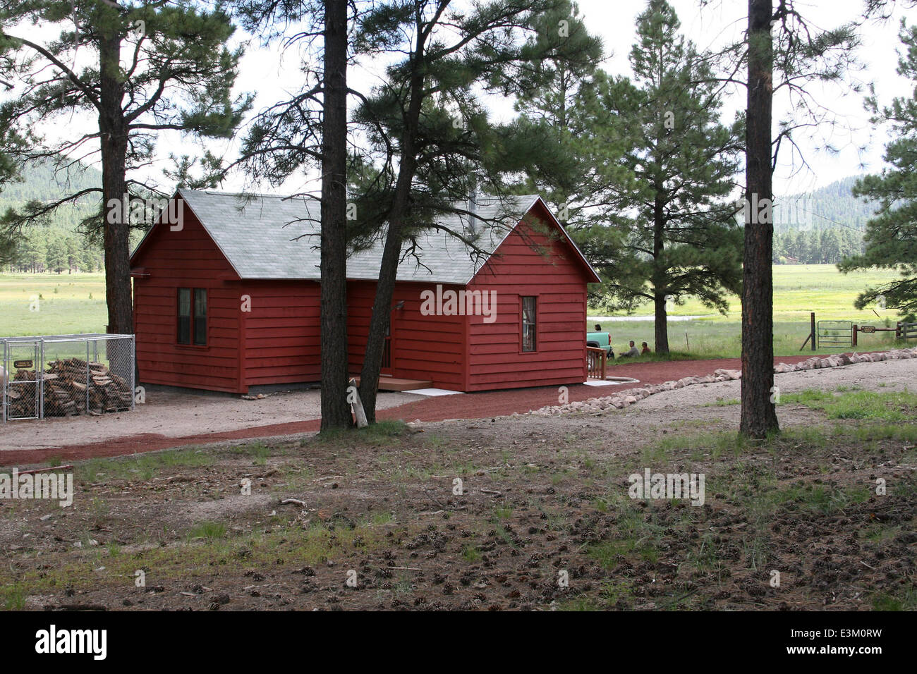 The Spring Valley Cabin, located in the Williams Ranger District of ...