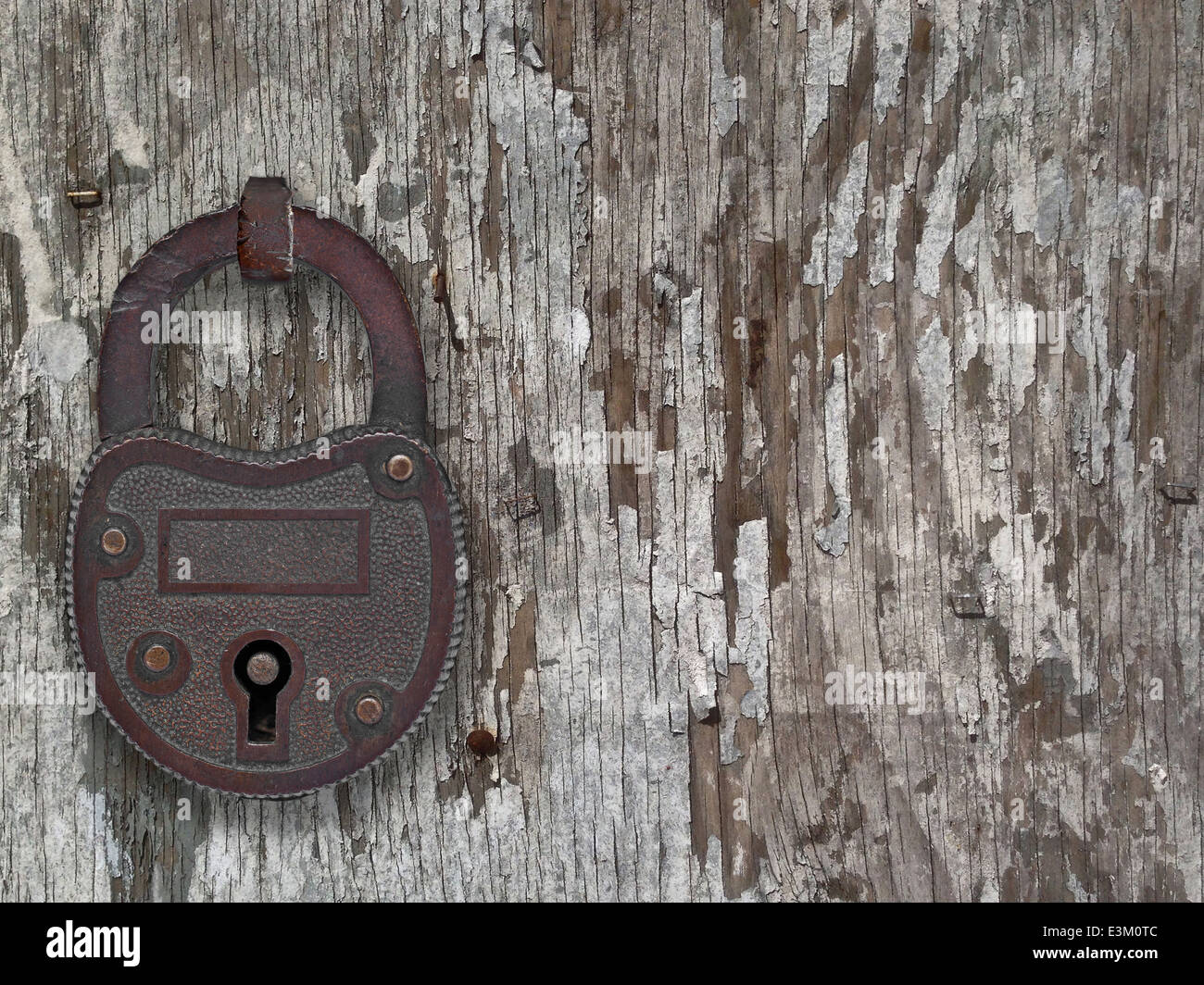 Texture box padlock patina lock hi-res stock photography and images - Alamy