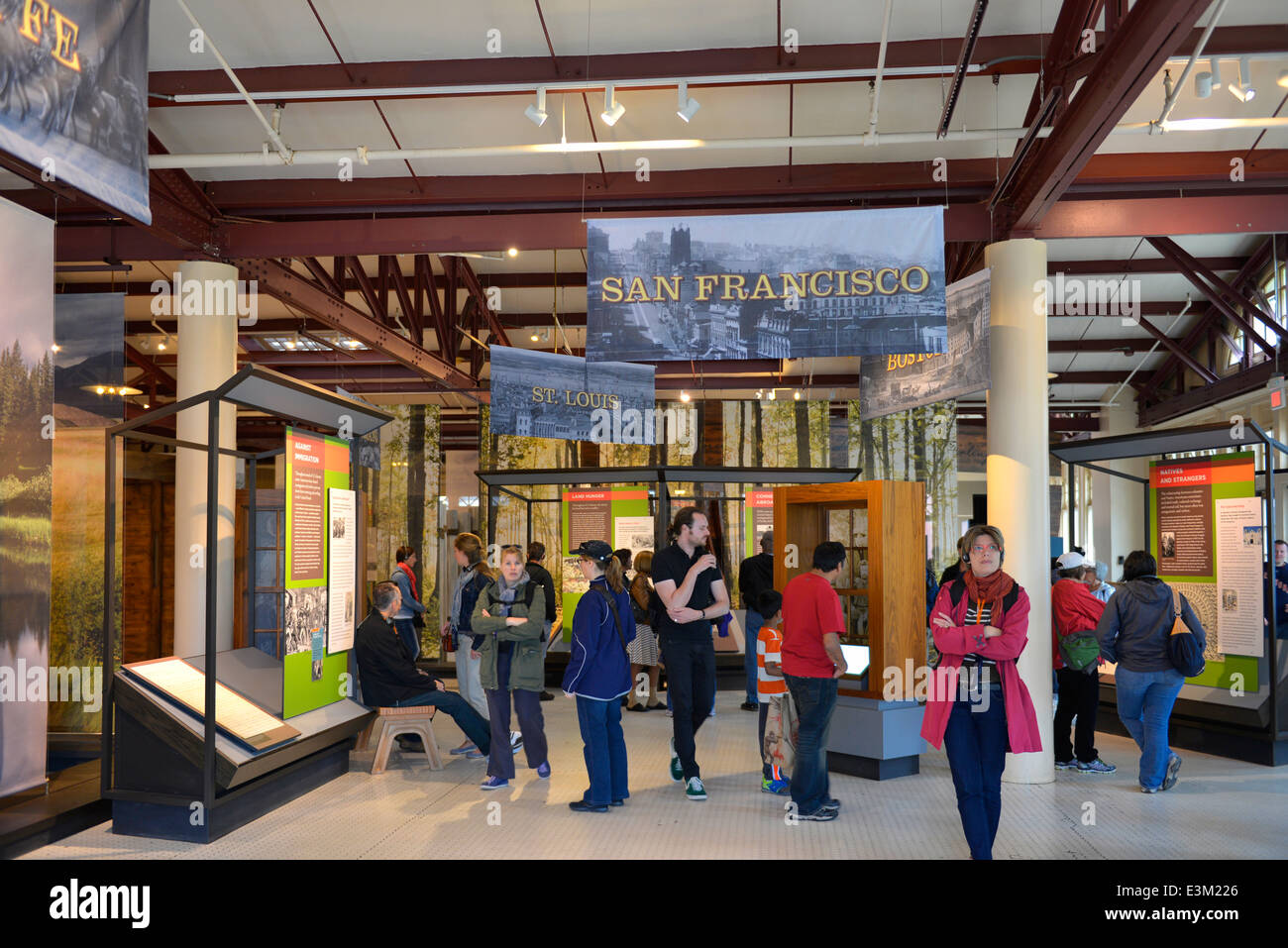 Inside Ellis Island Immigration Museum, New York Stock Photo - Alamy