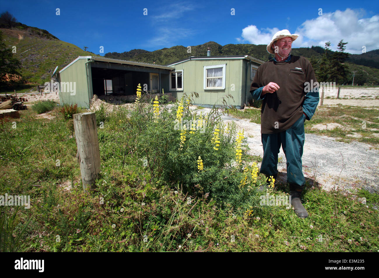 Farmer Mike Roberston on his regenerated land a year after devastating ...