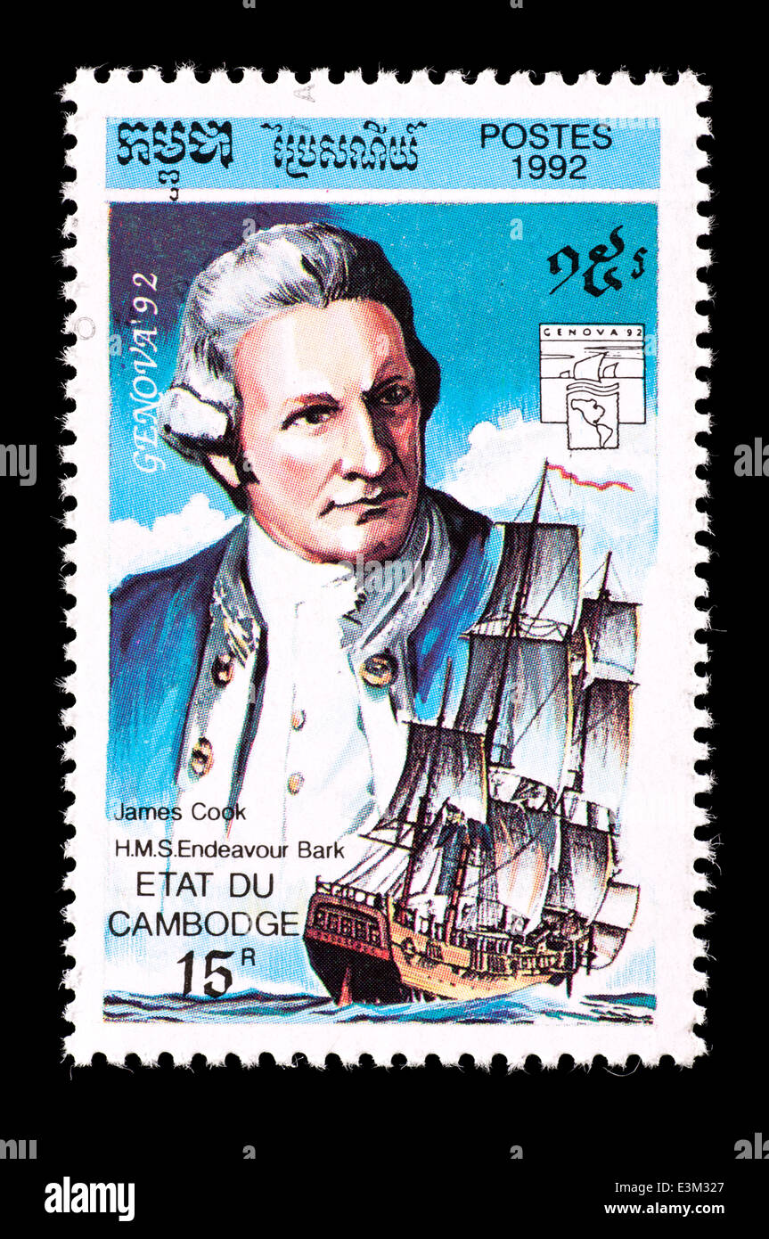 James cook cook stamp hi-res stock photography and images - Alamy
