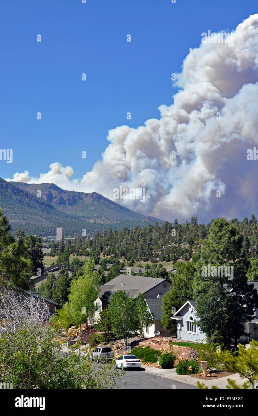 The Schultz Fire, which occurred on June 20, 2010, in the Coconino ...