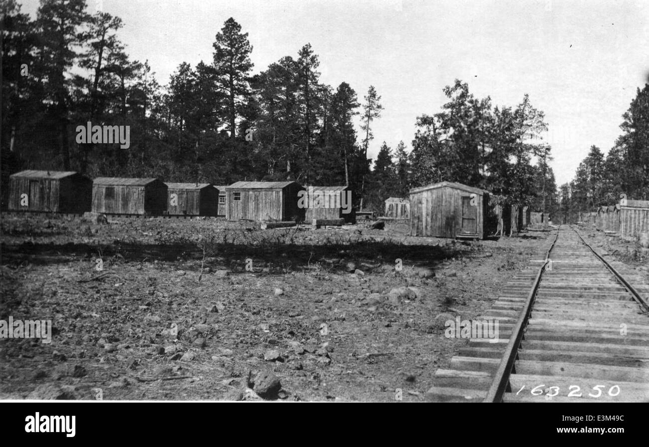 A historical image of Flagstaff Lumber Co. in the 1920s, located in the ...