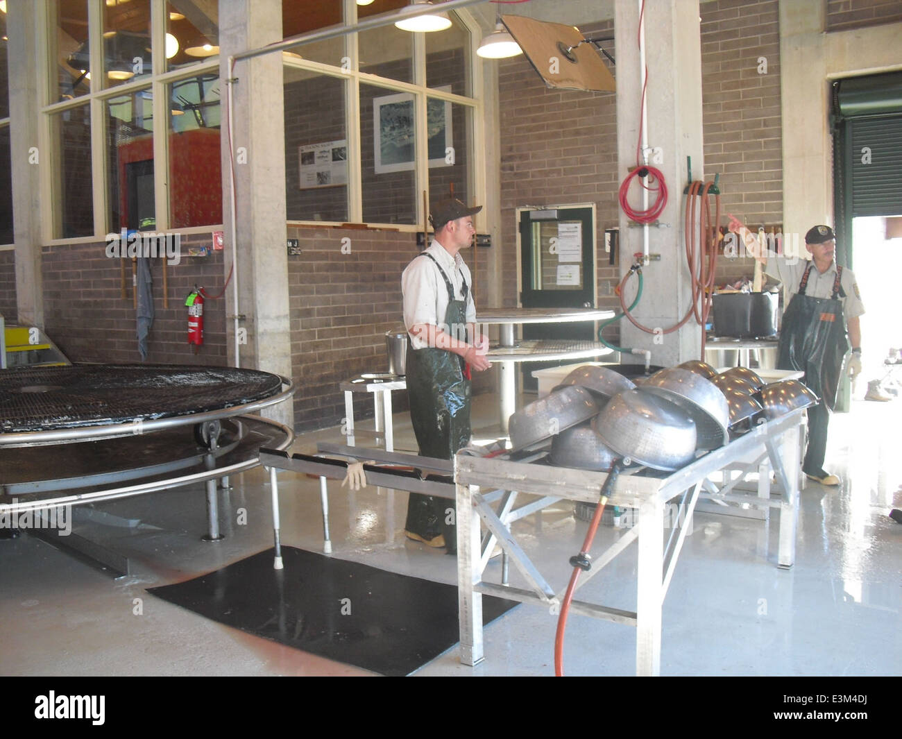 Inside Spring Creek Hatchery Stock Photo - Alamy