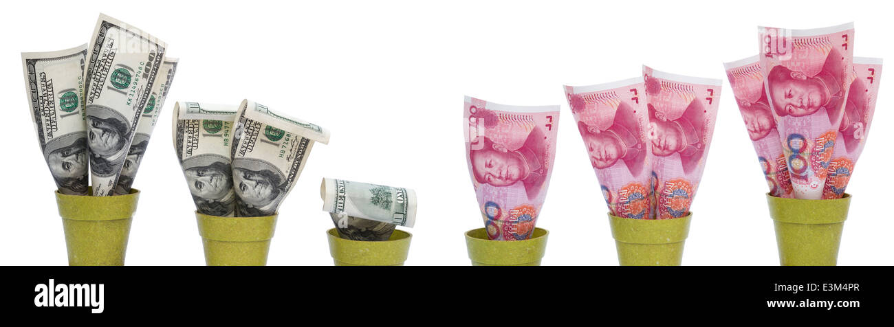 Usd rmb Cut Out Stock Images & Pictures - Alamy