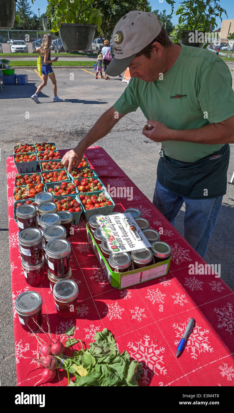 The Midtown Farmers' Market in Minneapolis, Minnesota, USA features ...