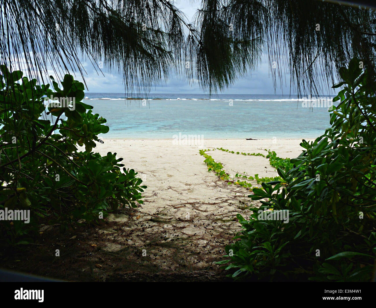 Ritidian Beach, located on Guam in the Pacific Islands, is known for ...