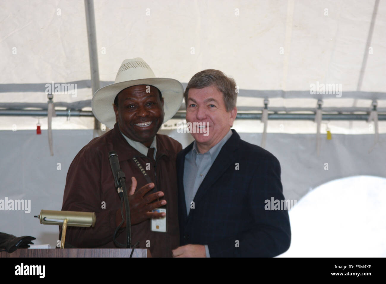 A scene from the Missouri National Fish Hatchery, highlighting the ...