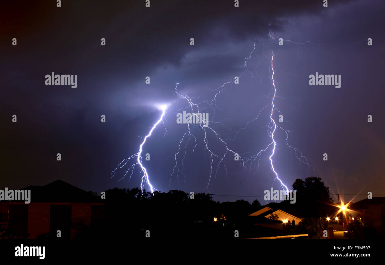 Strom in Columbus Ohio United states USA Stock Photo - Alamy