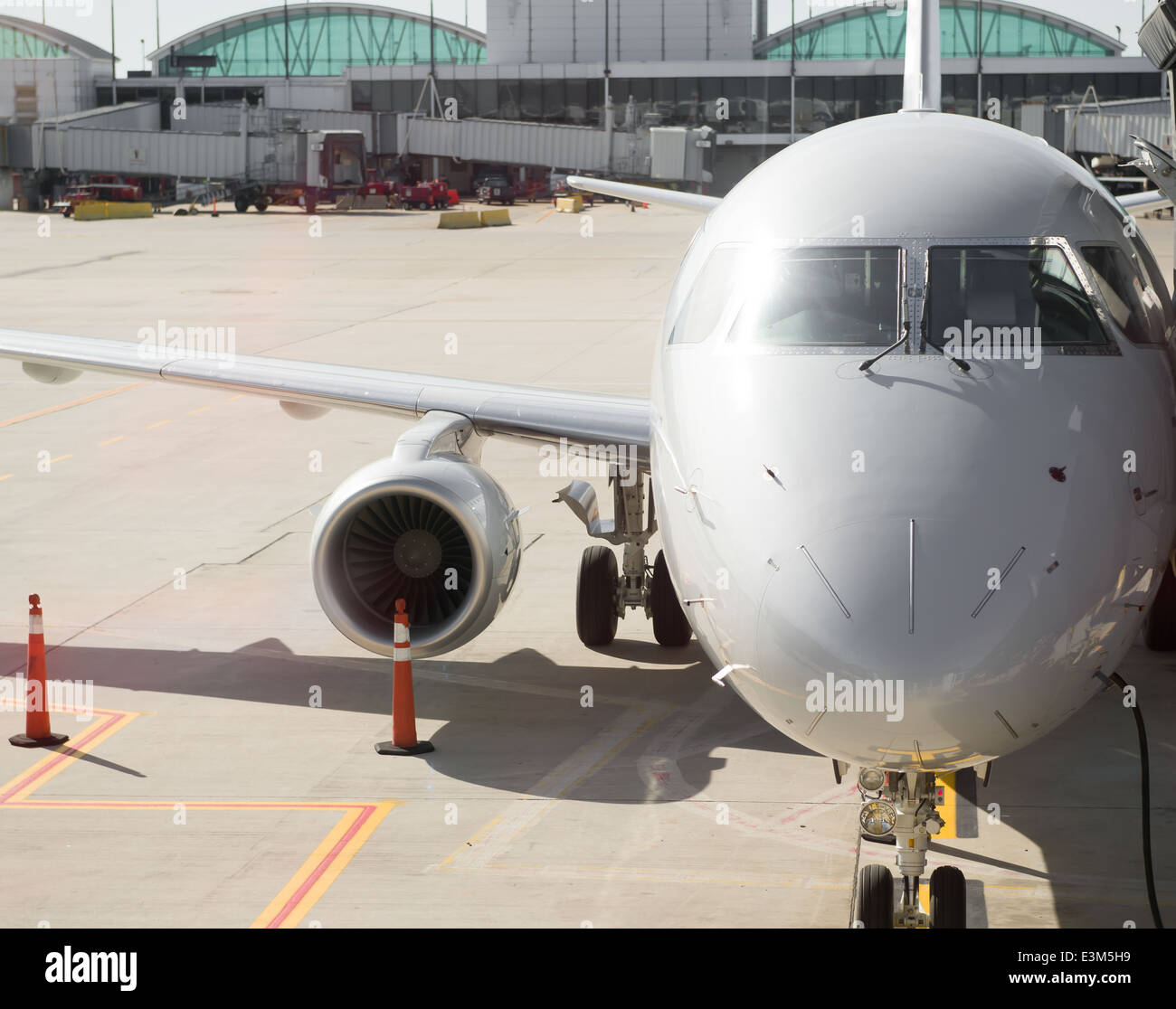 airplane preparing to take off Stock Photo - Alamy
