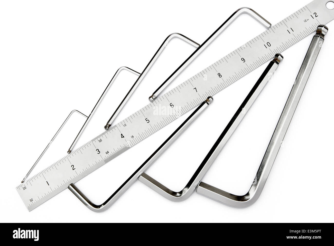 Key and ruler hi-res stock photography and images - Alamy