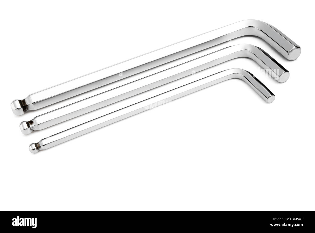 allen keys on white background Stock Photo - Alamy