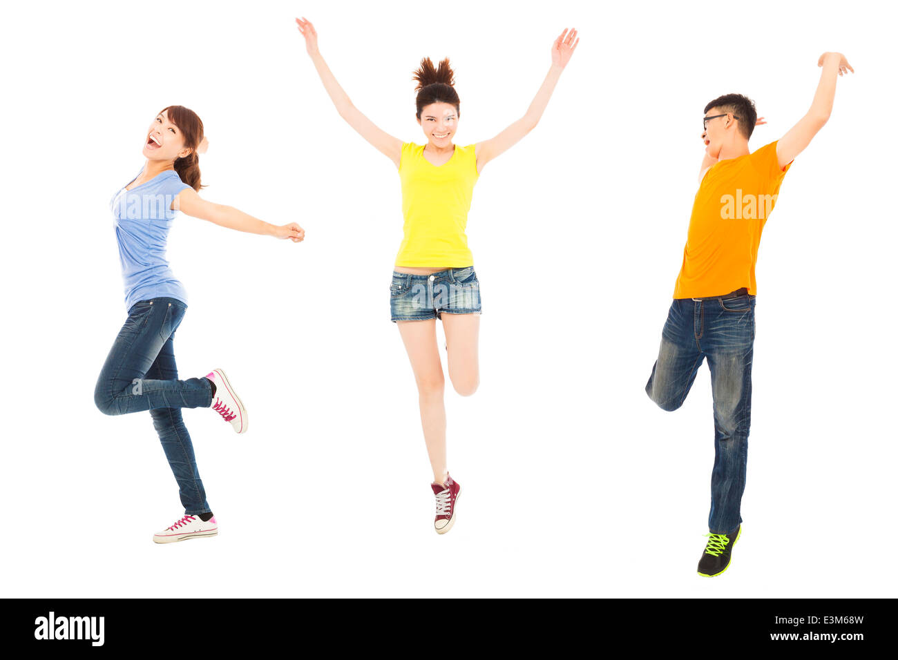 Woman learn dance Cut Out Stock Images & Pictures - Alamy