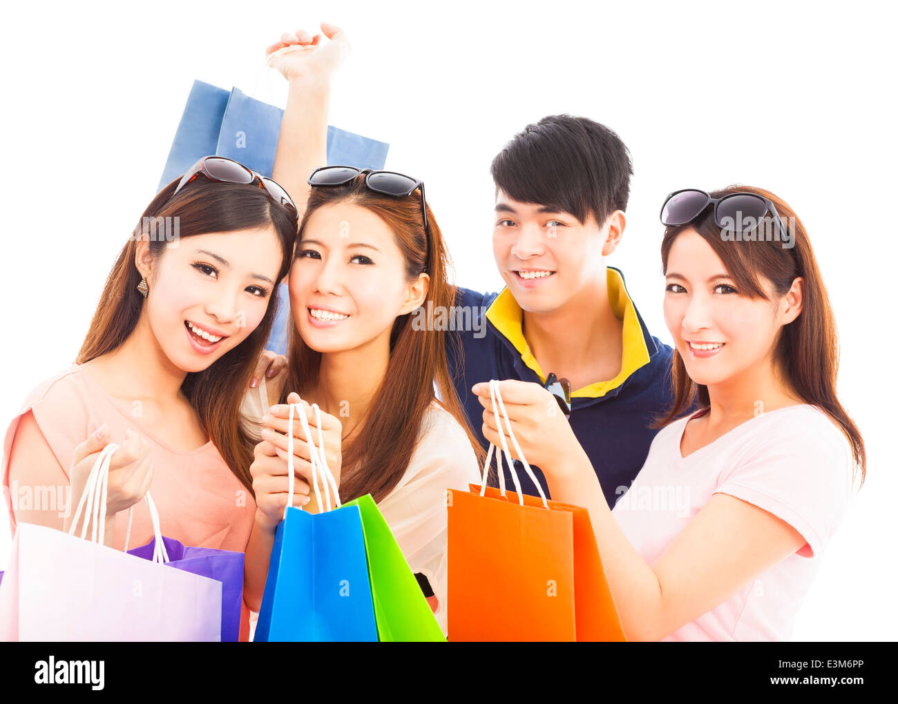 Happy people together hi-res stock photography and images - Alamy