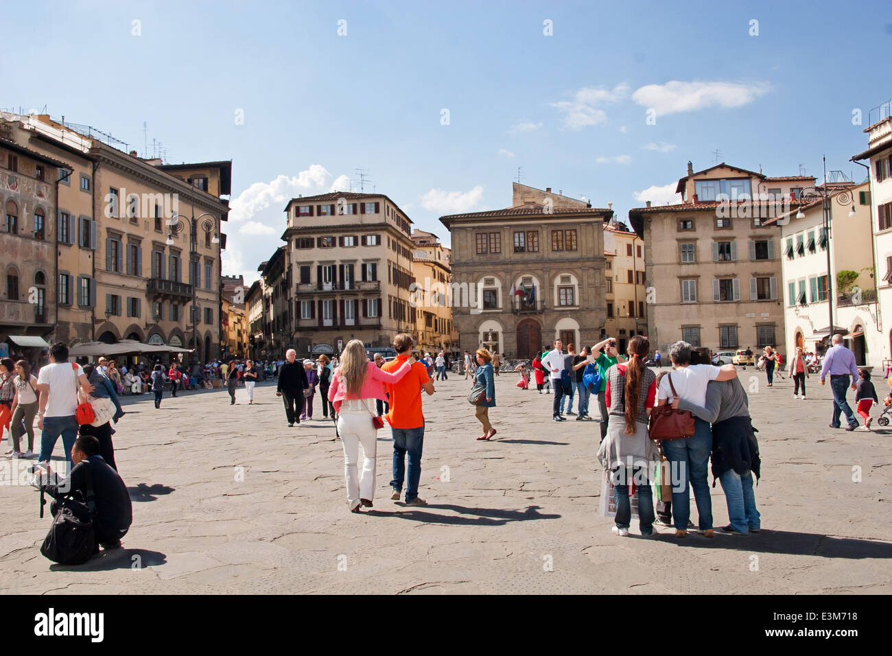 Santa croce square hi-res stock photography and images - Alamy