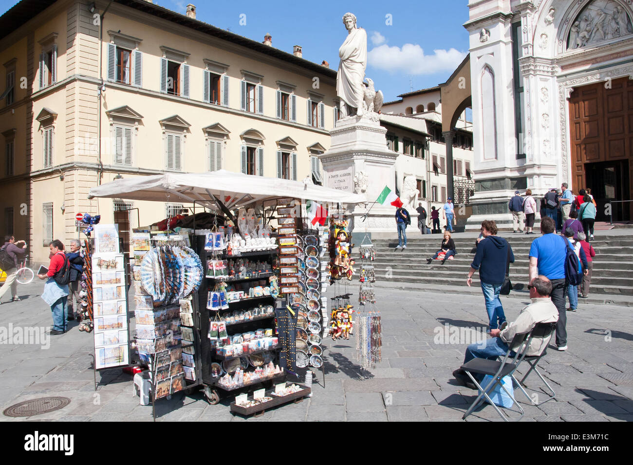 Santa croce square hi-res stock photography and images - Alamy