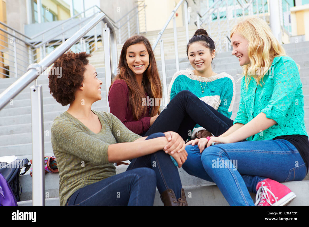 Female student students pupil outside hi-res stock photography and ...