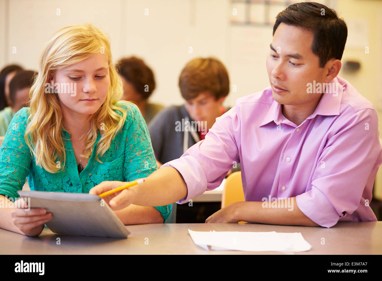 Digital student teacher hi-res stock photography and images - Alamy