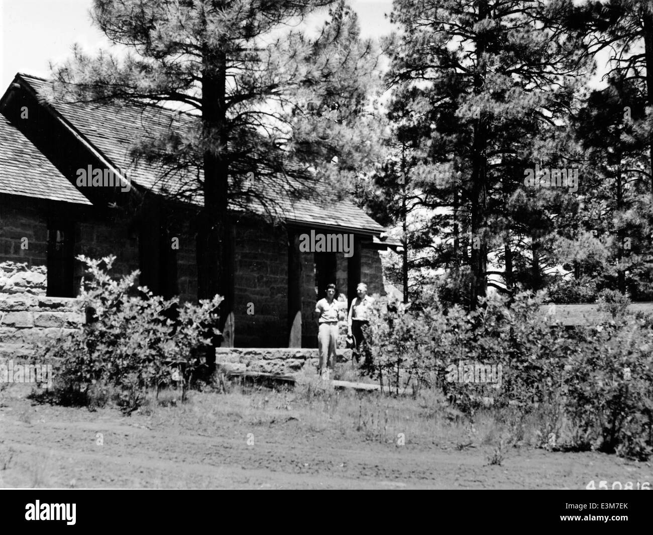Old Ranger Station Black and White Stock Photos & Images - Alamy