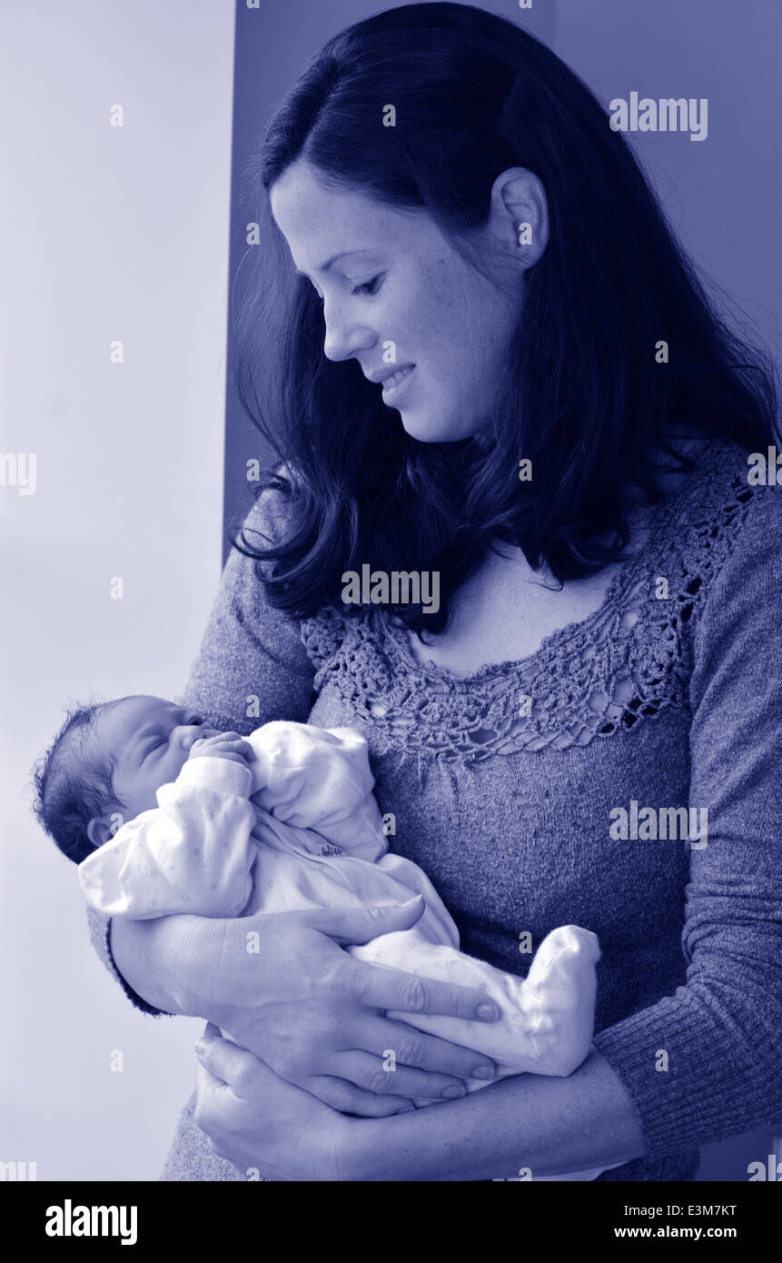 Two Days Old Newborn Baby High Resolution Stock Photography and Images ...