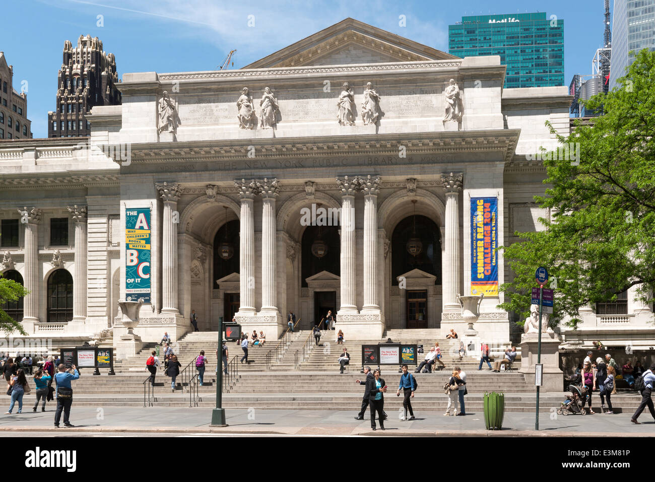 New York City Library Hall Stock Photo - Alamy
