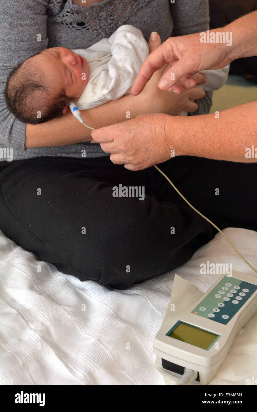 Newborn Hearing Test High Resolution Stock Photography and Images - Alamy