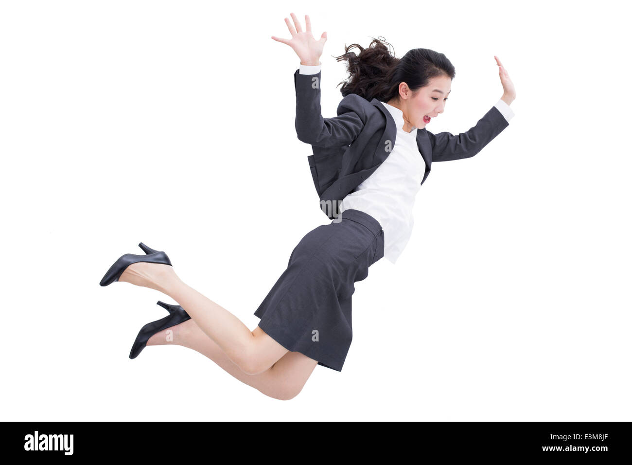 Person arms out flying hi-res stock photography and images - Alamy