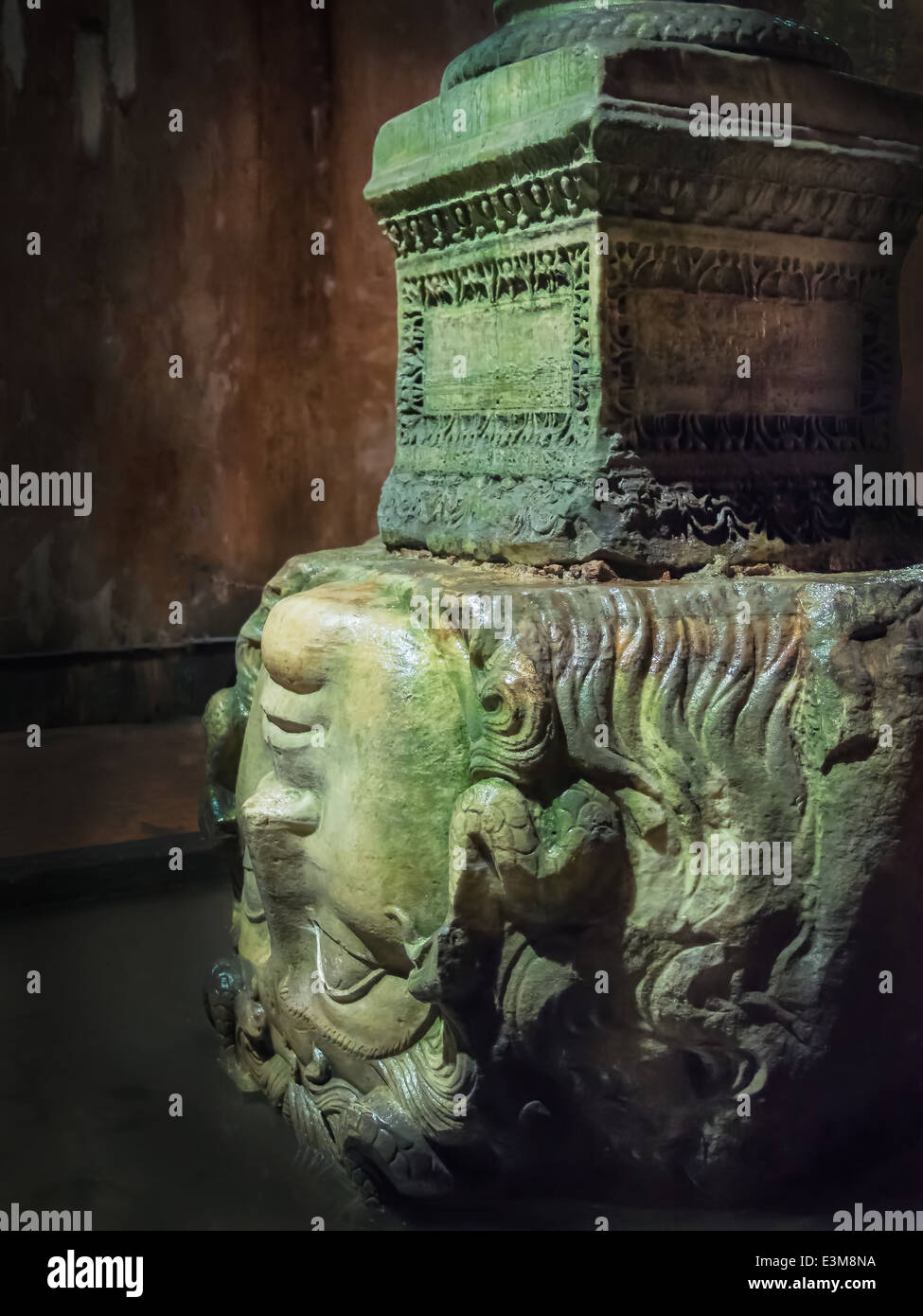 Basilica cistern istanbul medusa hi-res stock photography and images ...