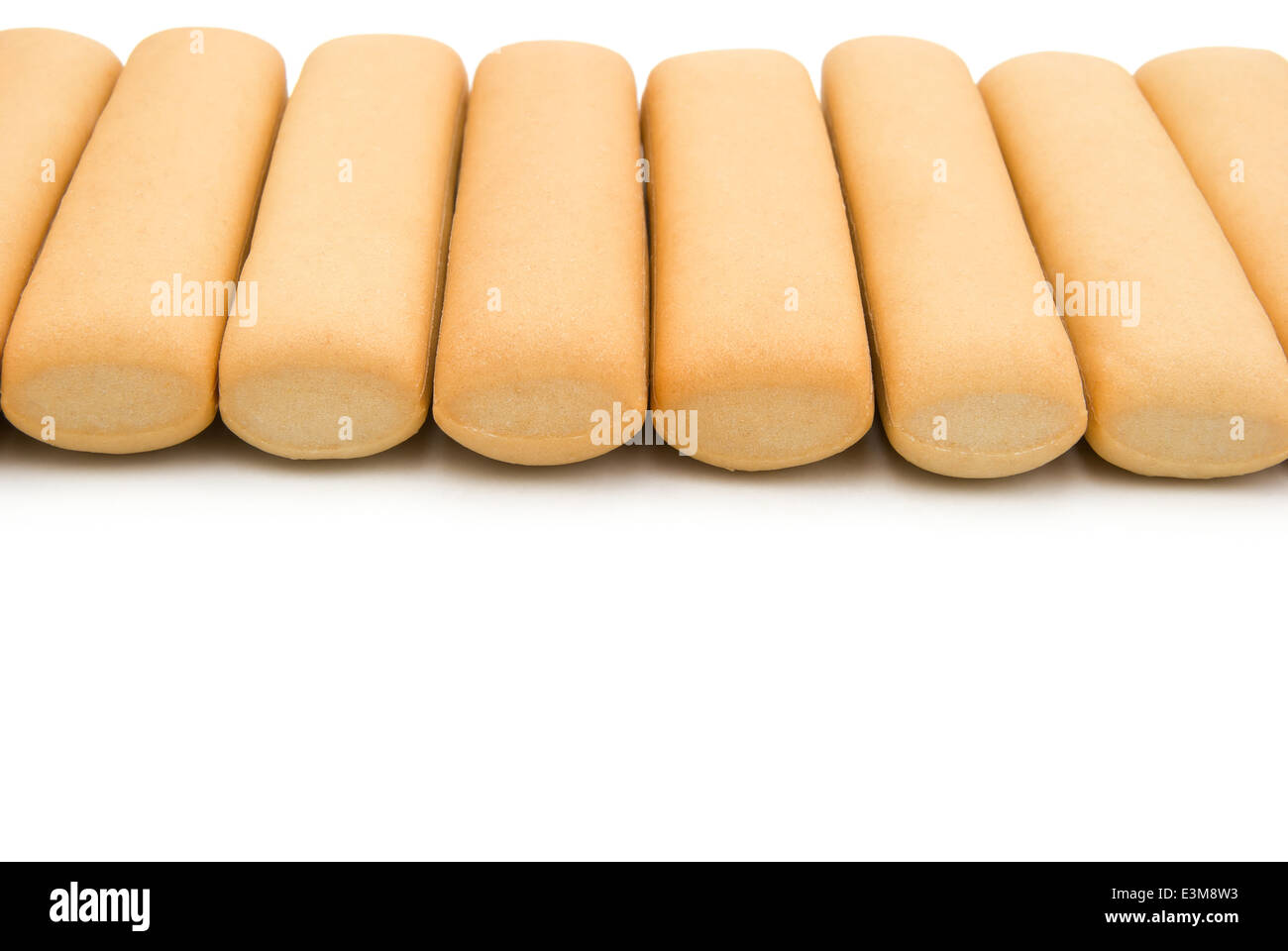 biscuit sticks line up with clipping path Stock Photo - Alamy