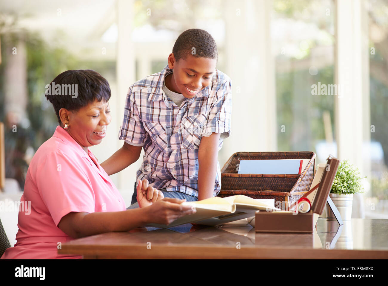 Photo of the grandmother hi-res stock photography and images - Alamy