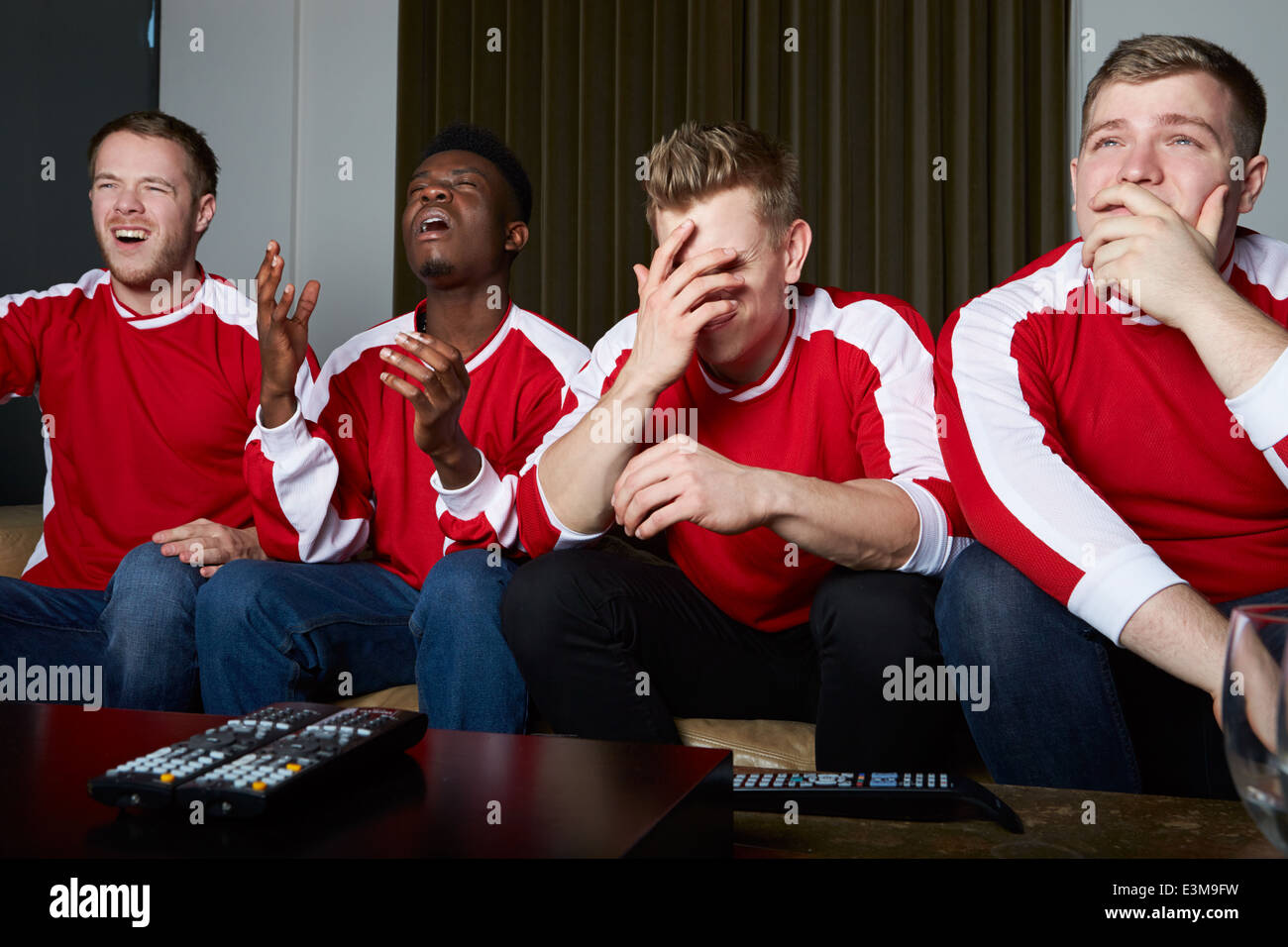 Fan watching soccer game hi-res stock photography and images - Alamy