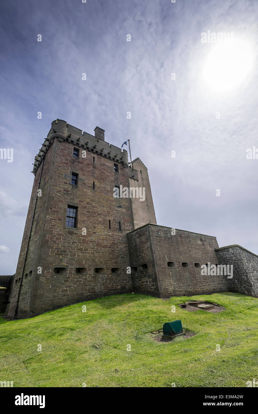 Broughty Ferry Castle Tayside Scotland a 15th century coastal fort ...